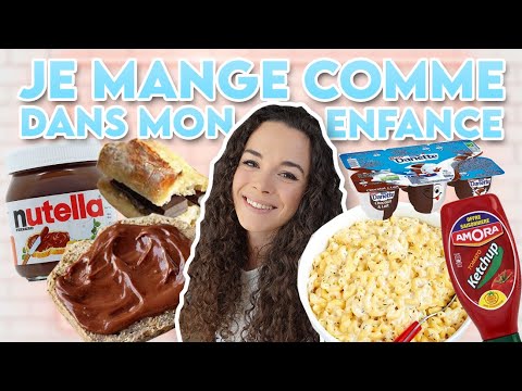 JE MANGE COMME DANS MON ENFANCE PENDANT 24H (je mangeais trop mal 😱 ...