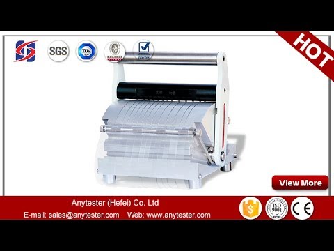 Anytester Plastic Film Strip Cutter model AT407 - YouTube