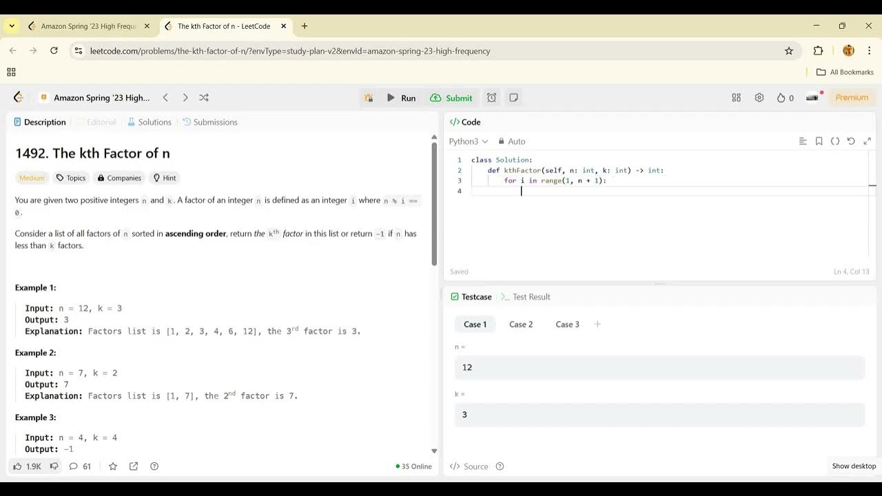 The kth Factor of n - YouTube
