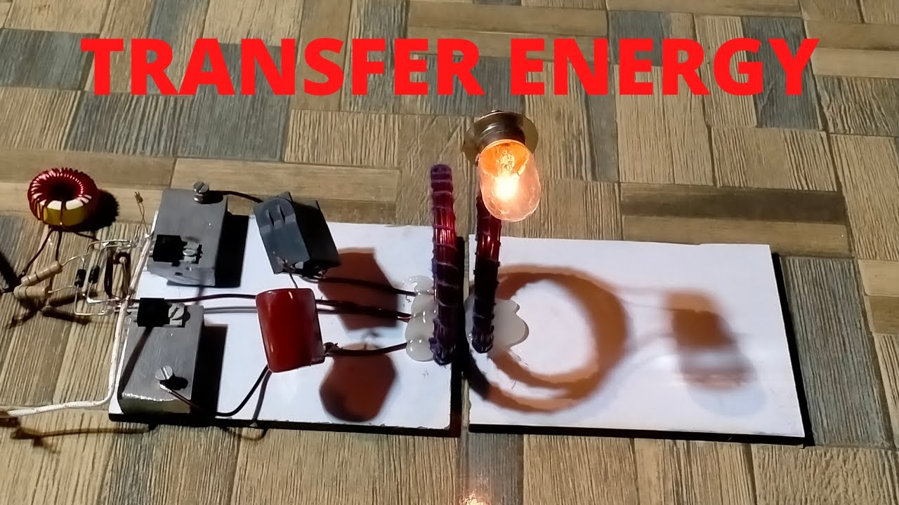 how to make wireless electricity device transfer energy by irf z 44 and ...
