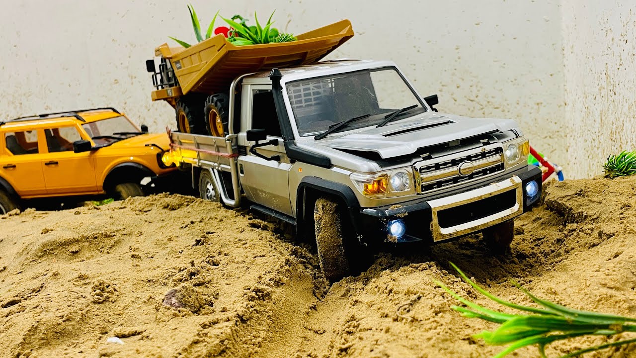 RC Toyota Land Cruiser 79 [LC79] RC2WD Delivery truck Rc Dozer in ...