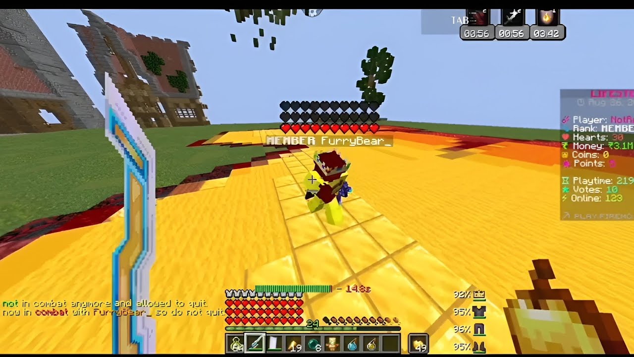 fire mc season 3 || warp dominate || @PSD1 server - YouTube