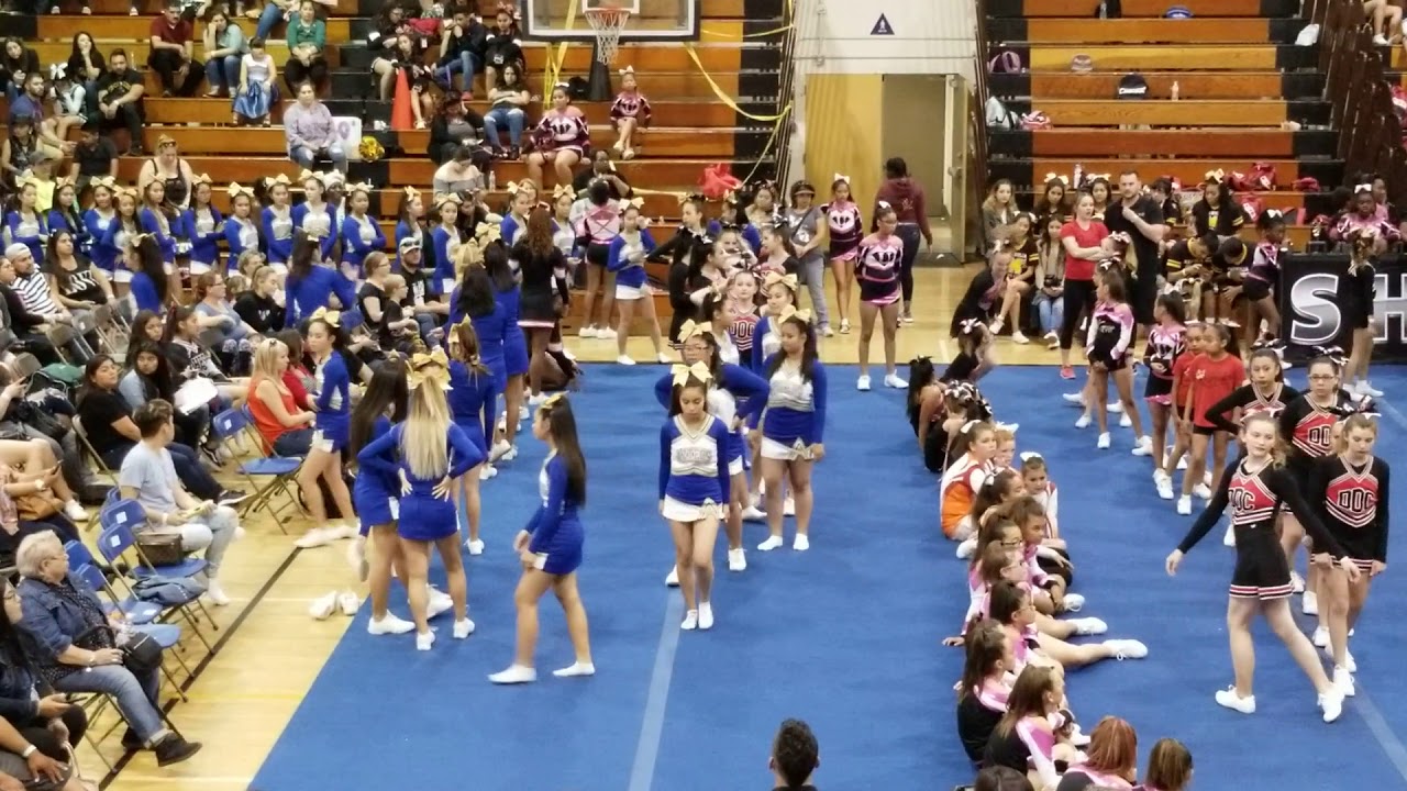 Sharp Toe Touch Comp at Magnolia High - YouTube