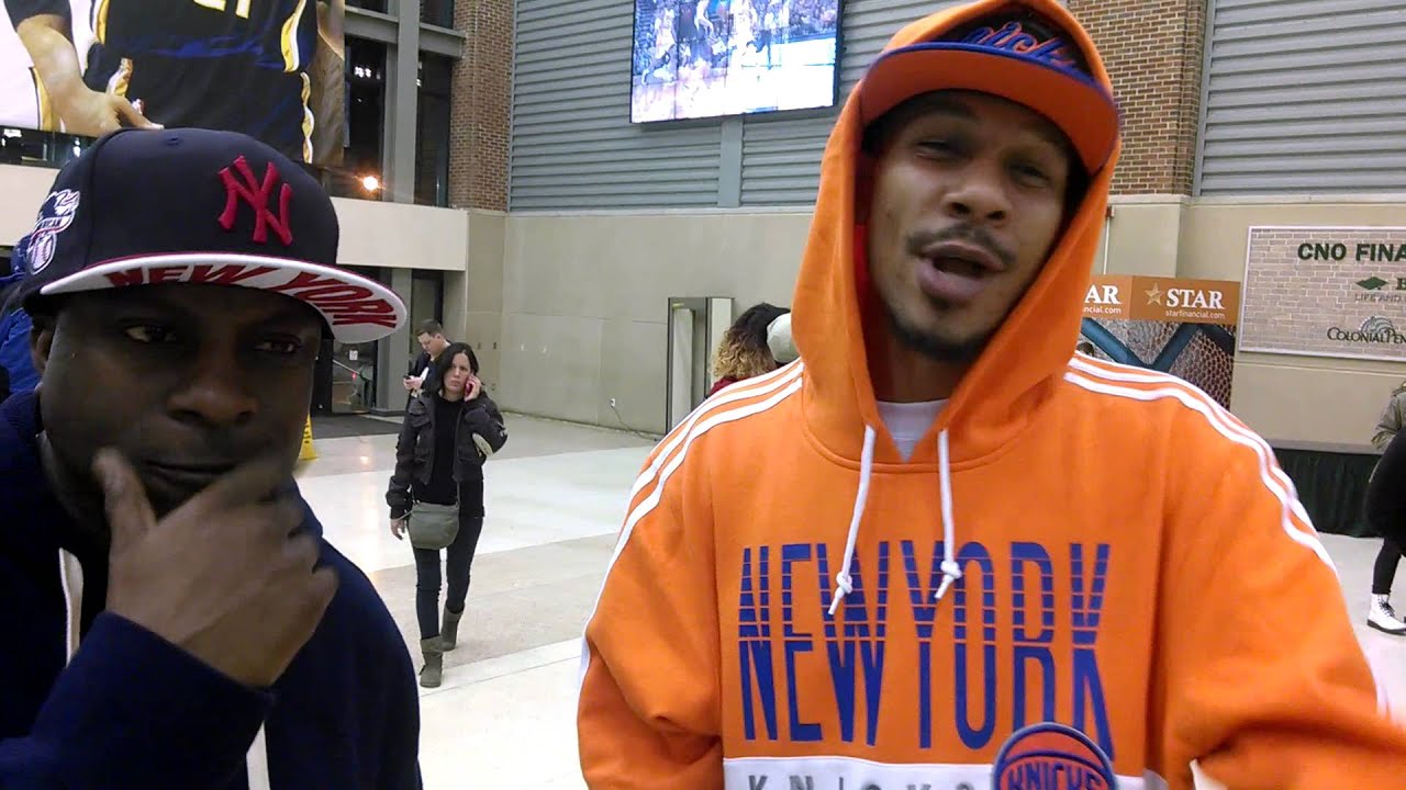 Angry knicks fan - YouTube