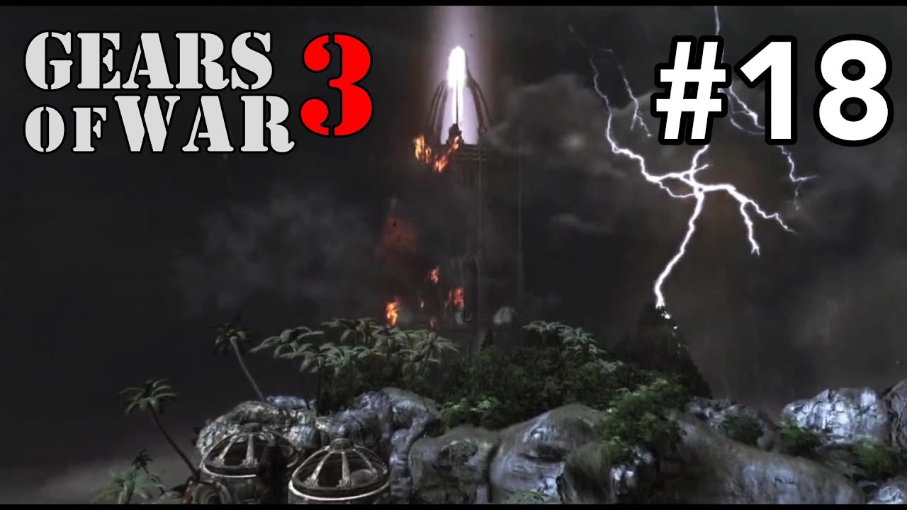 Taking Down The Weather Machine | Gears of War 3 (Insane Difficulty ...
