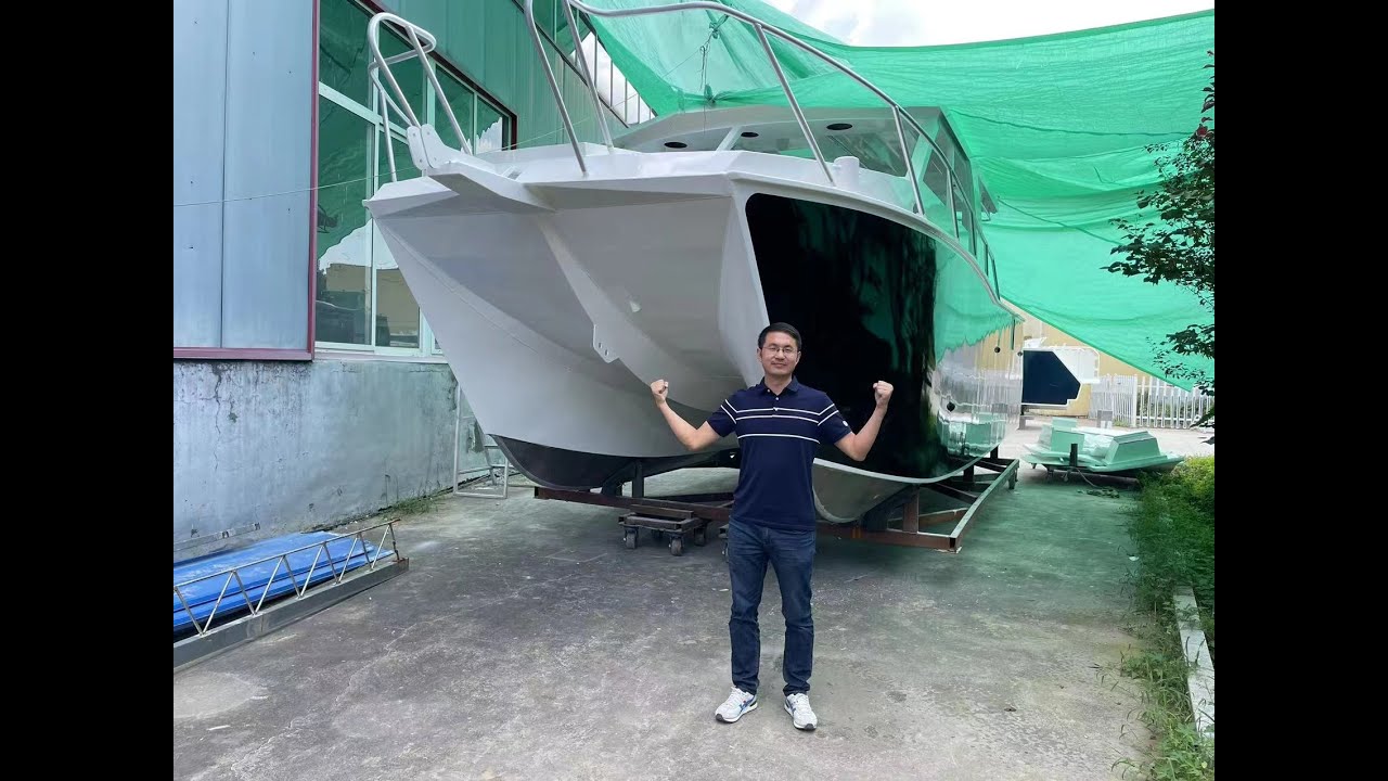 Roger's Craft -- 10m x 3 5m catamaran boat video - YouTube