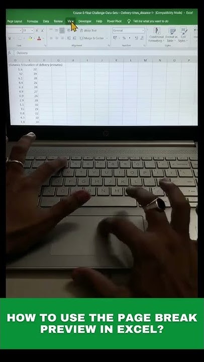 How to Use the Page Break Preview in Excel? - YouTube