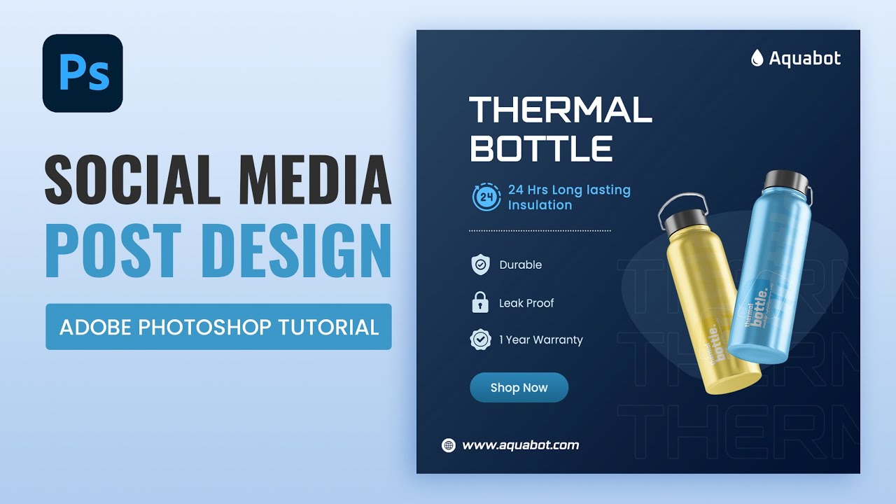 Social Media Post Design | Adobe Photoshop Tutorial | How to Design ...