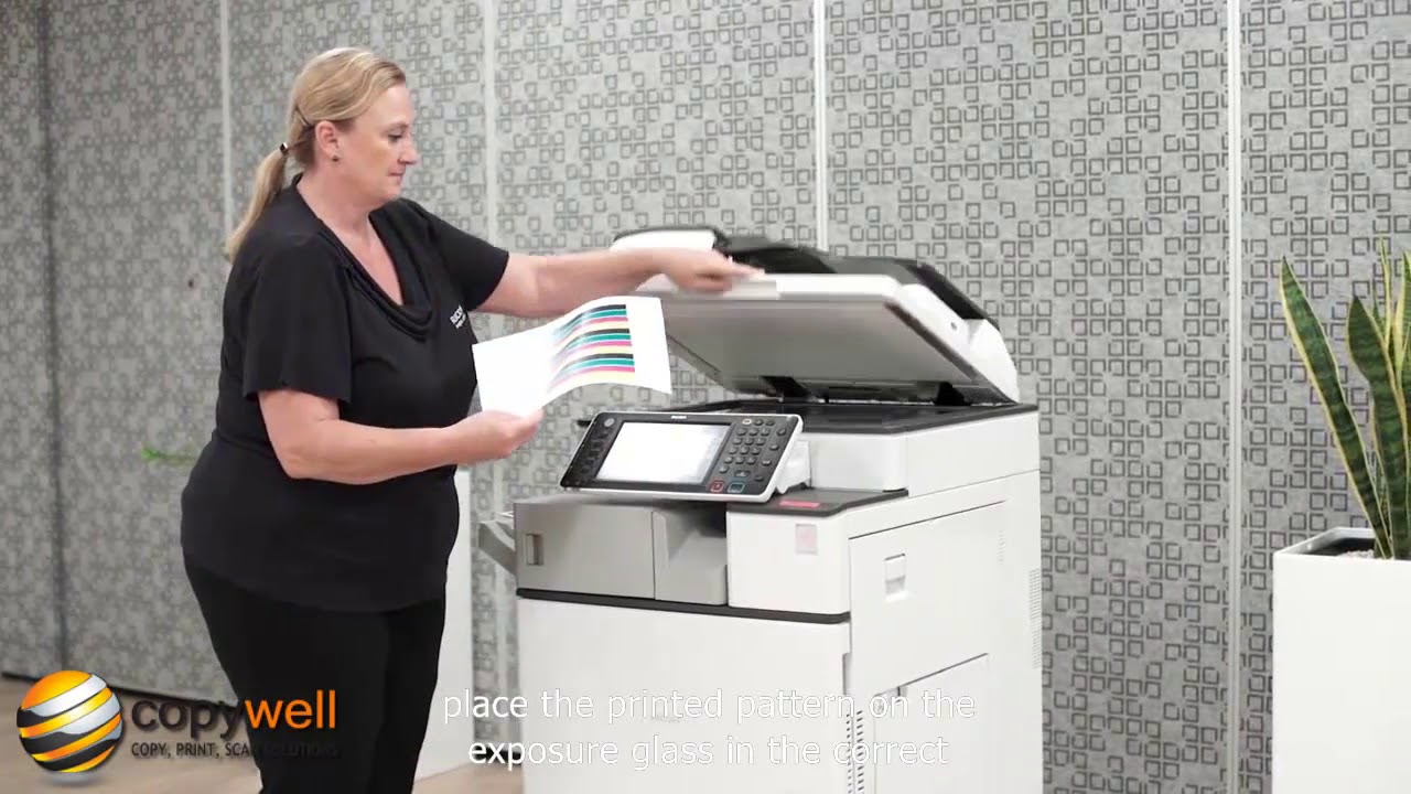 Copywell How to do Auto Colour Calibration on your Ricoh MFP - YouTube