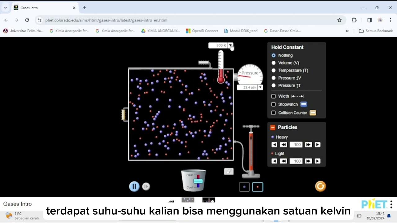 Penjelasan Cara Menggunakan Lab Virtual Laju Reaksi (Phet Colorado ...