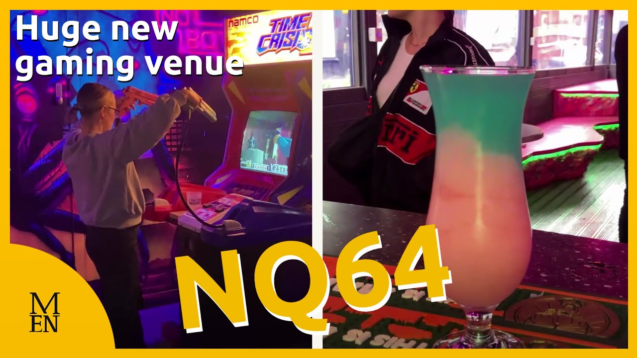 NQ64 Manchester: Underground arcade and gaming bar moves into HUGE new ...