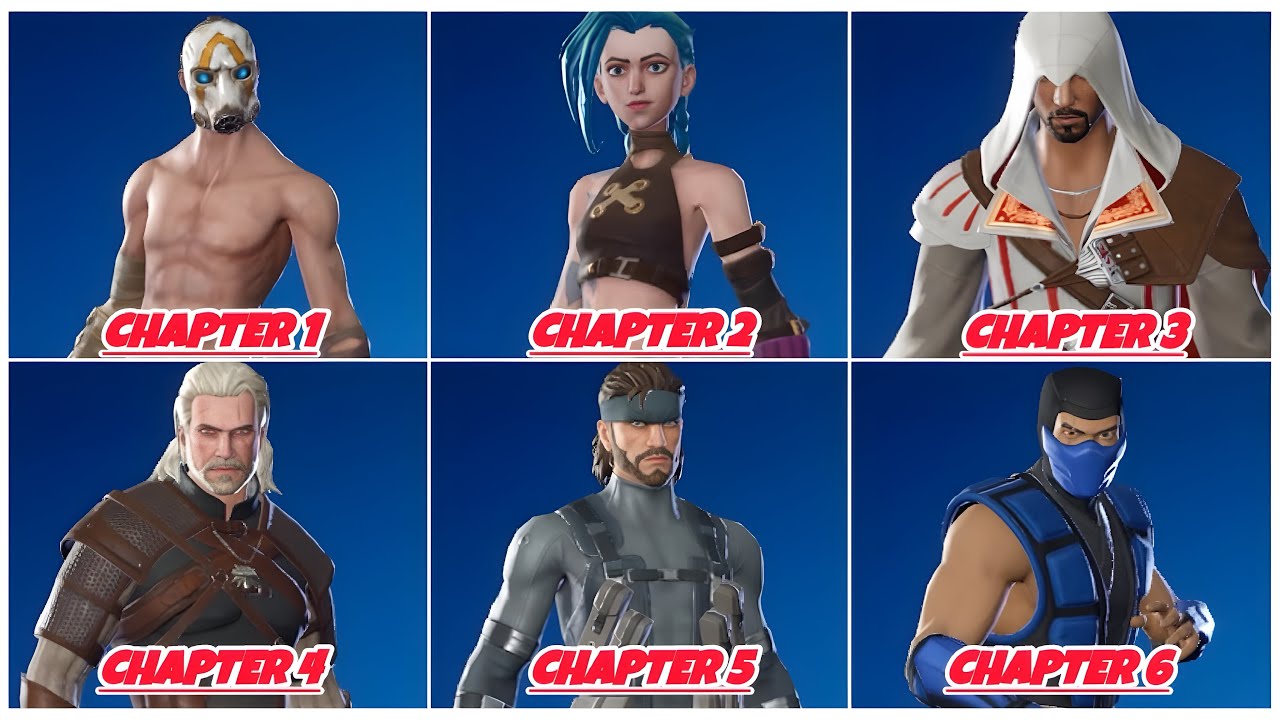 All Gaming Legends Series Skins Skins Showcase in Fortnite (Chapter 1 ...