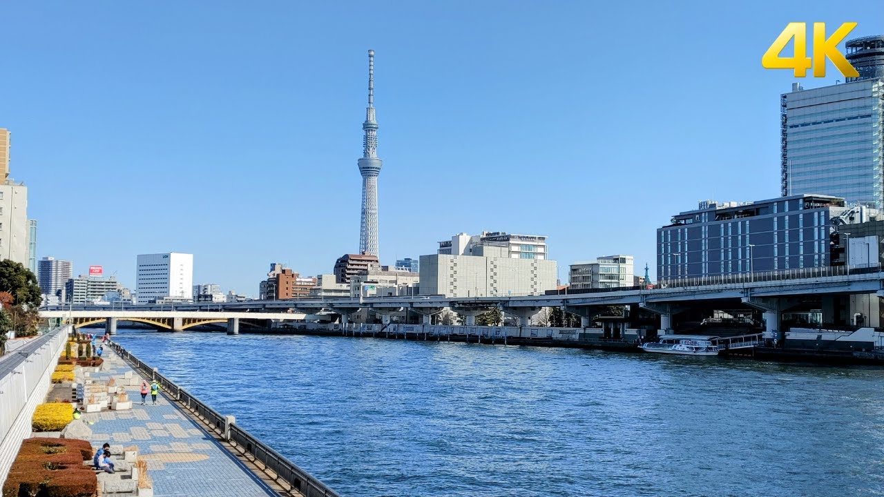 Embrace the Tranquility: Exploring the Sumida River in Tokyo | 4K - YouTube