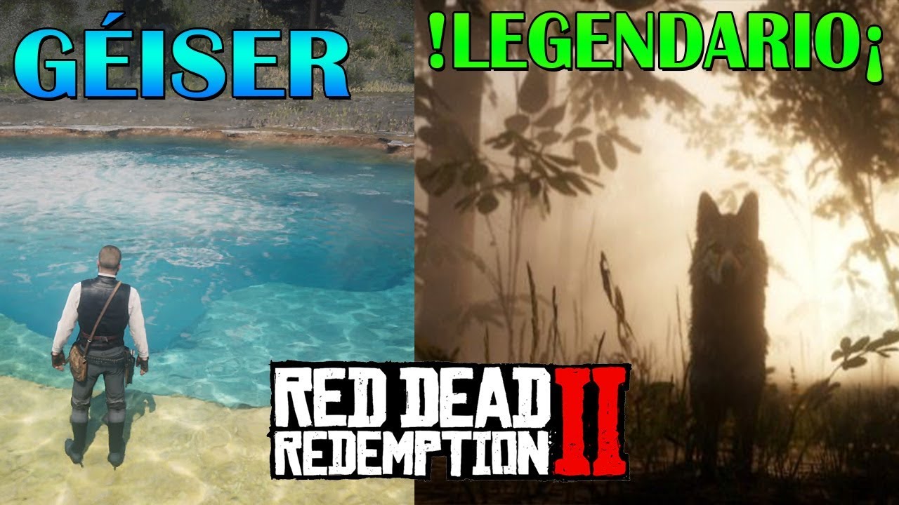 RED DEAD REDEMPTION 2 | EL LOBO LEGENDARIO | GÉISER Y CAZA DEL LOBO ...