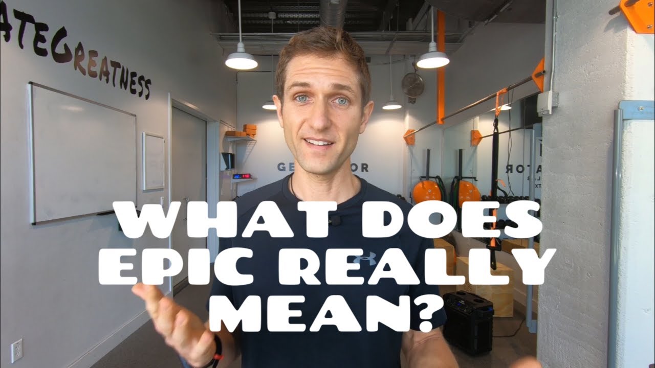 What Does EPIC Really Mean? | Why is EPIC in My Channel's Title! - YouTube