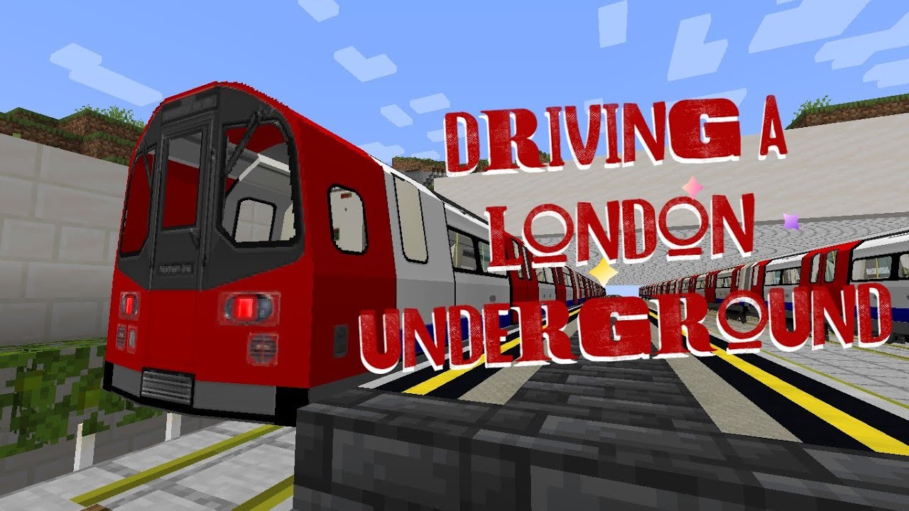 Driving a London Underground in Kingsburgh Minecraft Server (Minecraft ...