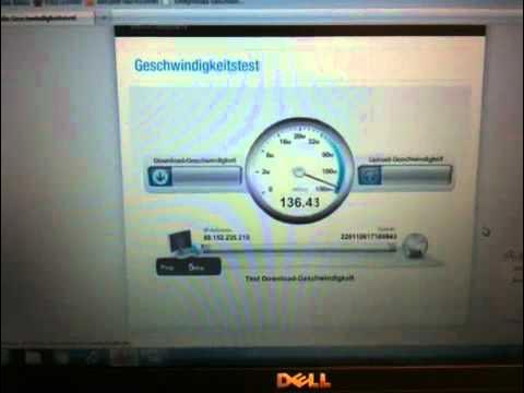Speed Test 136.83 Mbit Unitymedia - YouTube