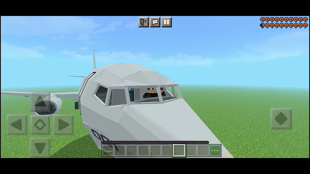 3D Air Plane Mod for minecraft PE | BE - YouTube