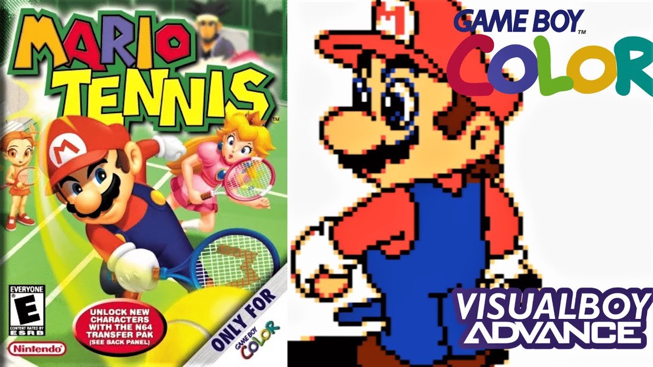 Mario Tennis (2001) Nintendo GameBoy Color Gameplay in HD (VisualBoy ...