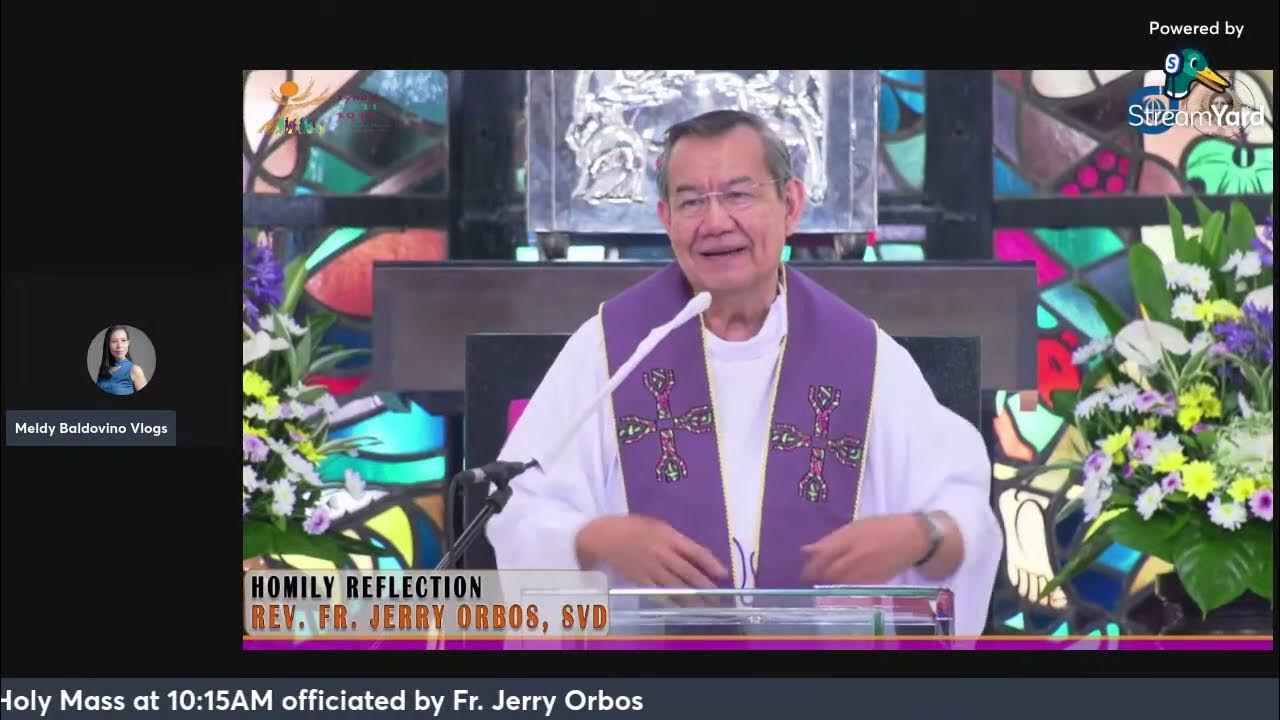 Holy Mass 10:00AM, 4 December 2022 with Fr. Jerry Orbos, SVD | 2nd Sunday of Advent - YouTube