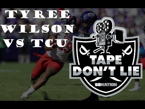 TDL Raiders draft Breakdown: Edge Rusher Tyree Wilson vs TCU - YouTube