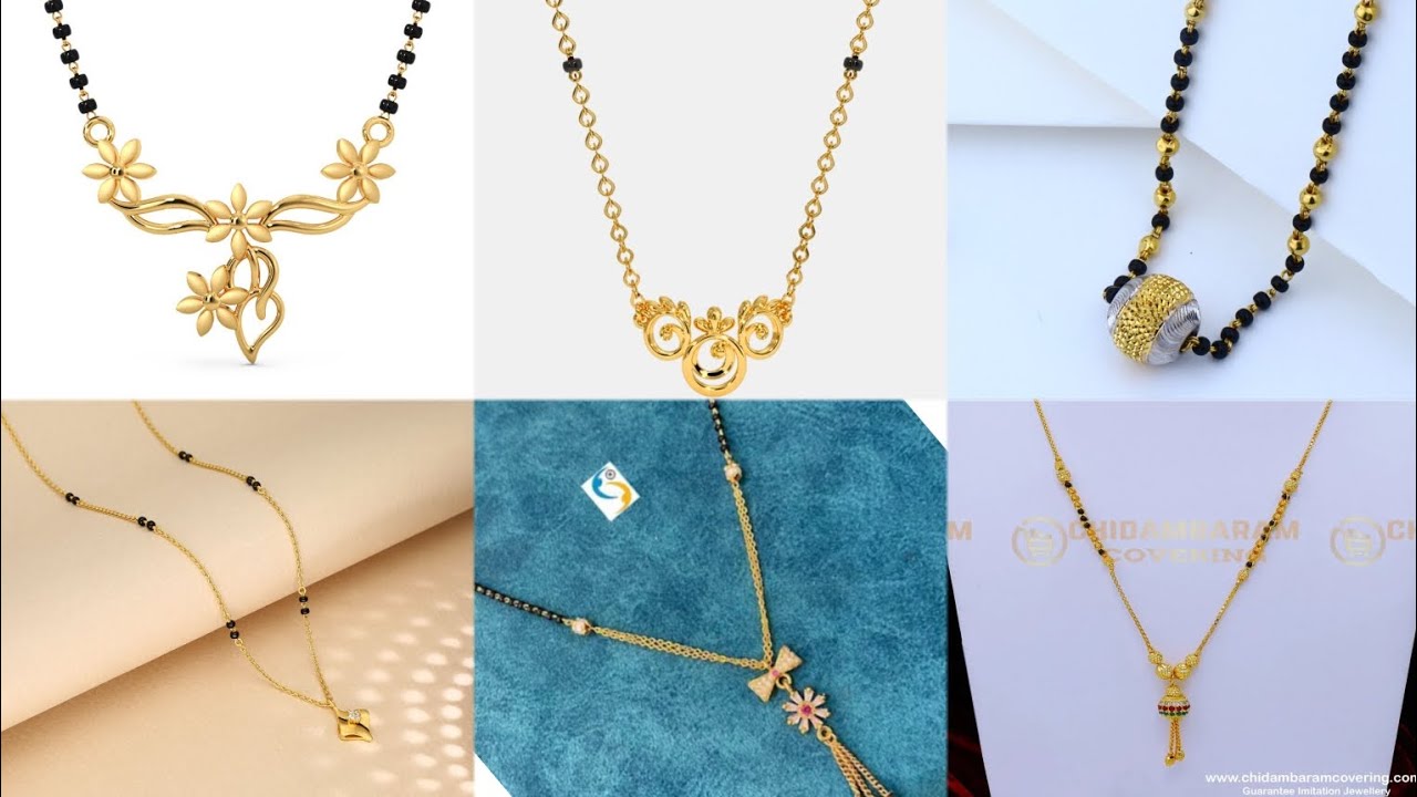 Simple & Fancy Mangalsutra Designs 2024 Daily Wear Mangalsutra/ light ...