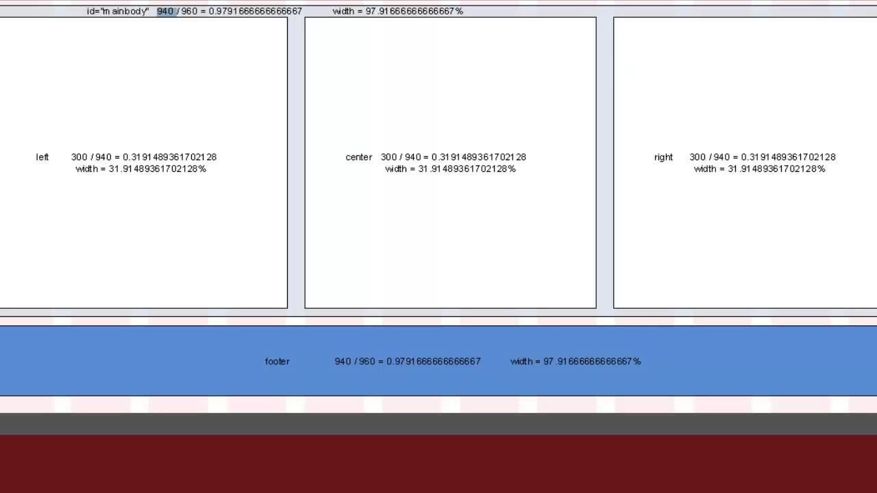 Setting up a 960 fixed 12 column grid - YouTube