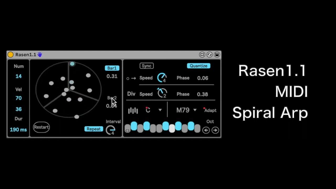 Rasen1.1 (M4L Device) - YouTube