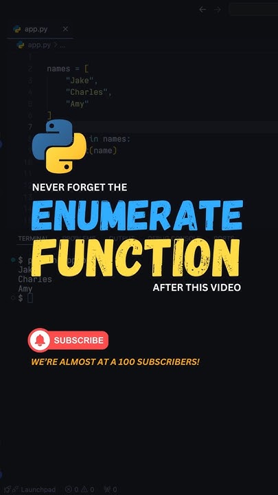 Enumerate Function In Python Python Pythonprogramming Coding Programming Pythonlearning