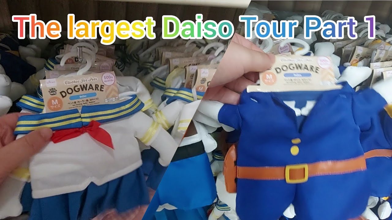 A Daiso Tour PART1!The largest Daiso building(1dollar shop) in Japan～A ...