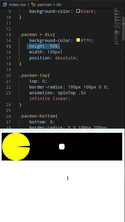 Pacman Programacion Html Aprendeentiktok Desarrollo Css Trucosde Youtube