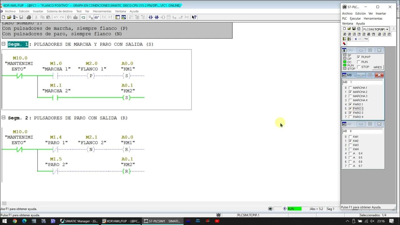 FLANCO DE SUBIDA (P) BAJADA (N) PARTE 1 - YouTube