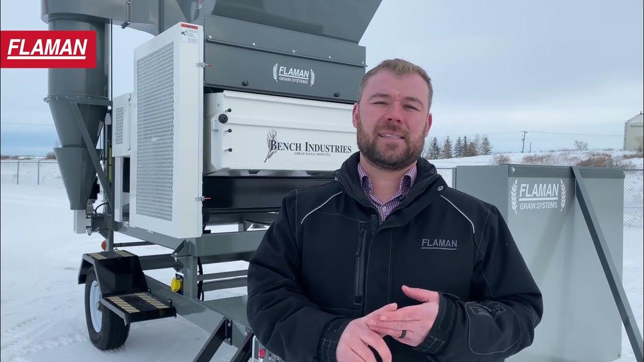 Bench Industries Market Grain Cleaner | Product Overview | Flaman Grain Systems - YouTube