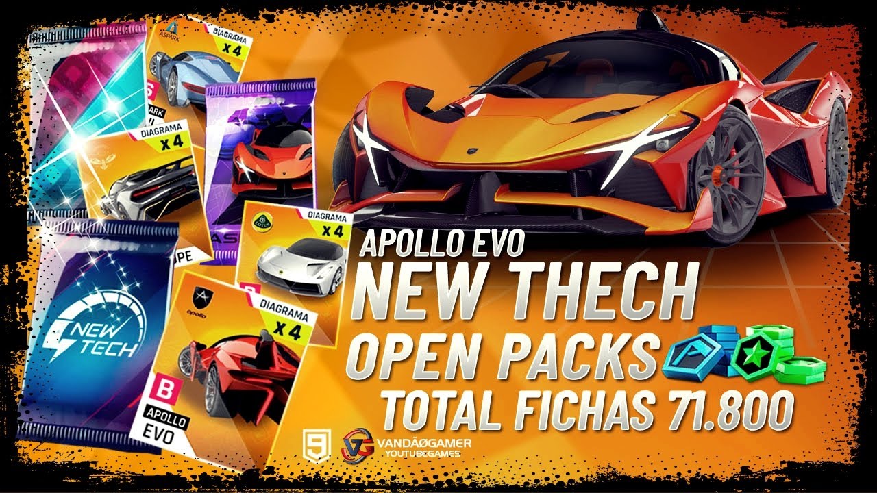 ASPHALT 9 OPEN PACKS NEW TECH 1 - YouTube