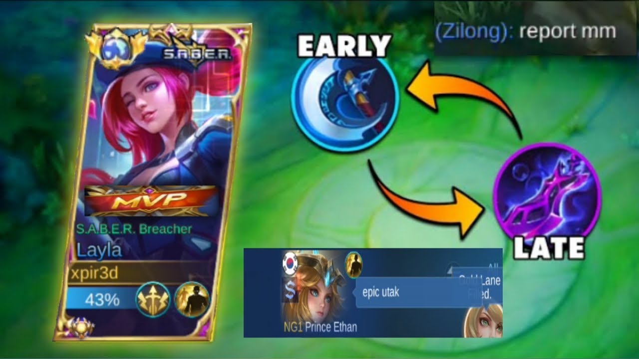 Edith and zilong was angry 😡 with my layla | Layla best build 2023 ...