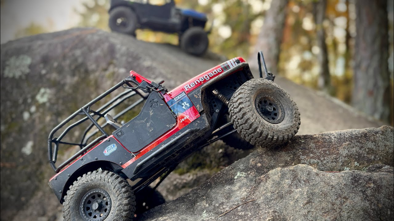 “Epic RC Moment! My CJ-7 on a drive until another CJ-7 crosses out of nowhere! #RCCrawler #RCFun ...