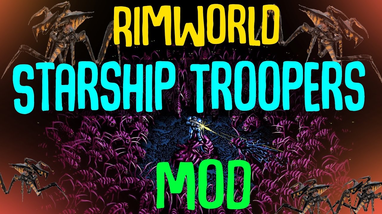 Rimworld Starship Troopers Arachnids Mod! Rimworld Mod Showcase - YouTube