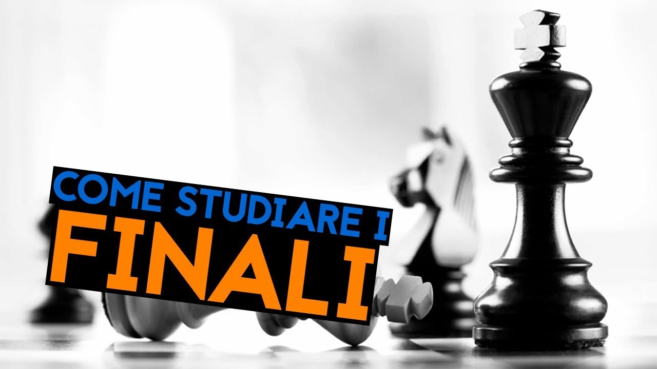 Come studiare i FINALI di scacchi senza impazzire - YouTube
