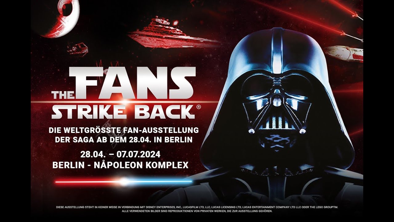STAR WARS Fan-Ausstellung Berlin 2024: The Fans Strike Back - YouTube