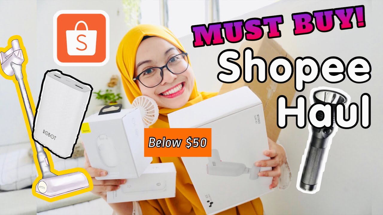 Shopee Haul : Item Wajib Beli | Reviews & Tested 💯 📦 || murah berbaloi ...