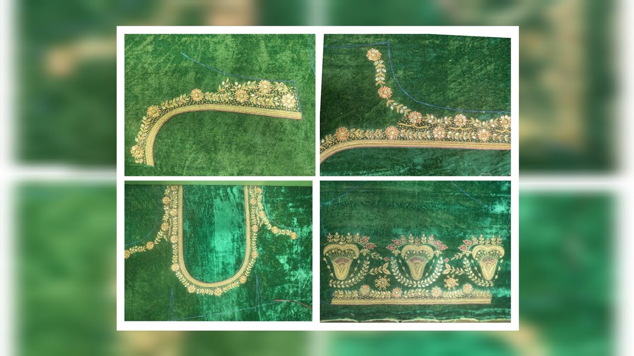 hand work stone and saadi design - YouTube