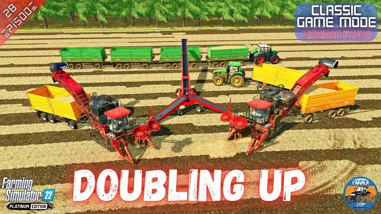 CLASSIC GAME MODE on Michigan Farms - LIVE Gameplay Episode 28 ...