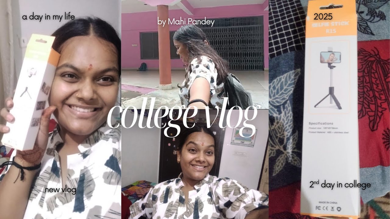 "College Ka Fun Mode On – 2nd Day Vlog!" - YouTube