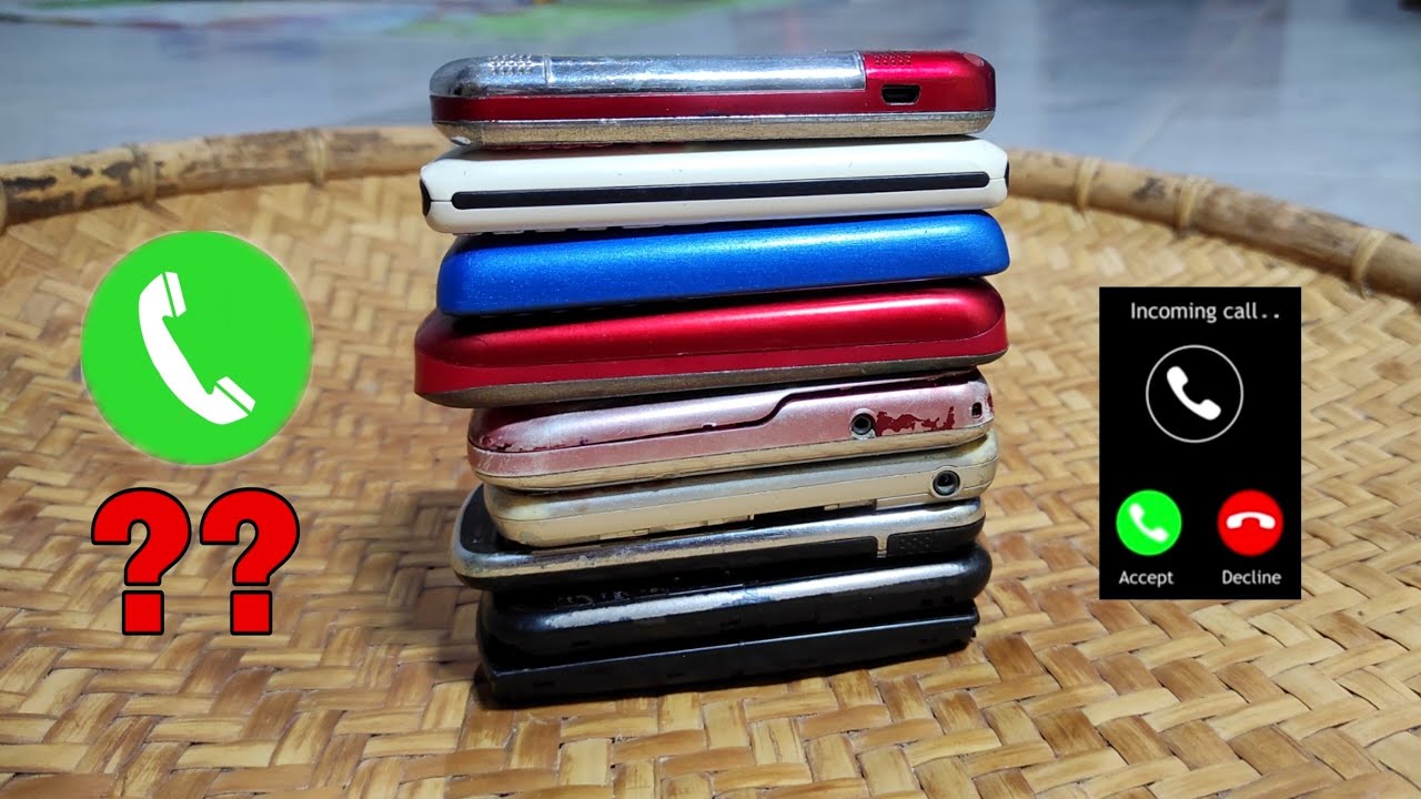 Search for an incoming call among phones made in China - YouTube