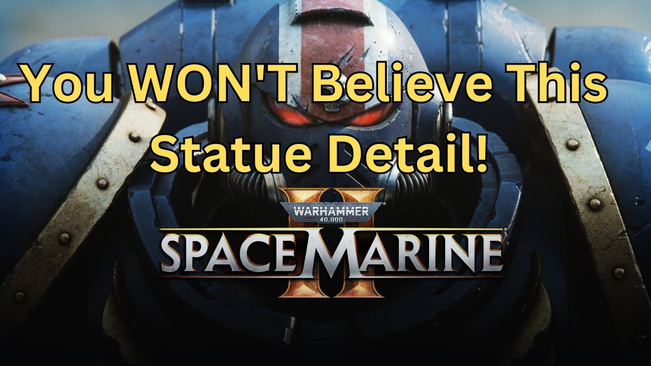 EPIC Lieutenant Titus Statue in New Space Marine 2 Collector's Edition ...