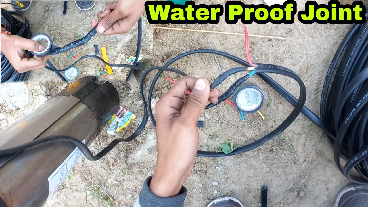 Water Proof Joint || How To Joint Waterproof || Submersible Motor Wire ...