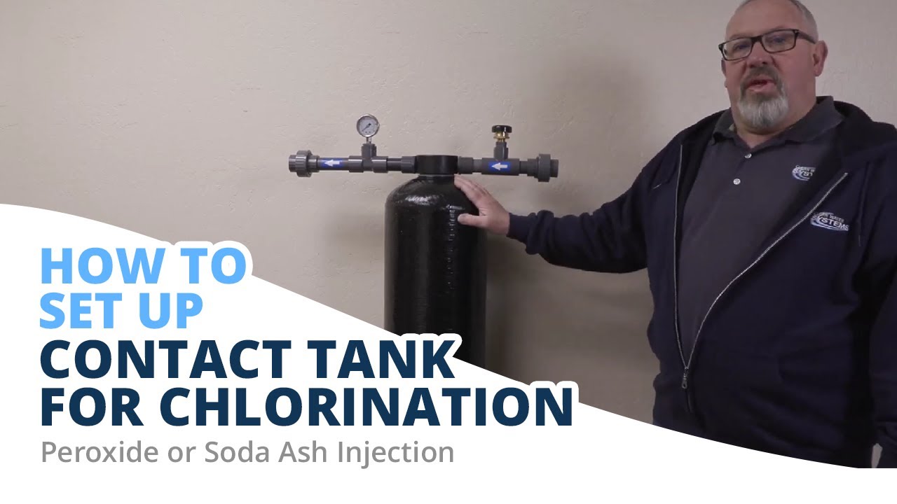 How to Set Up Contact Retention Tank for Chlorination, Peroxide and ...