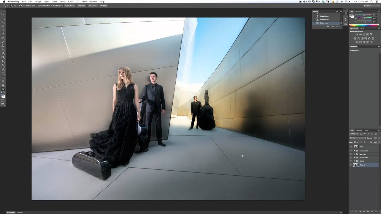 Guerrilla lighting and the importance of removing distractions - YouTube