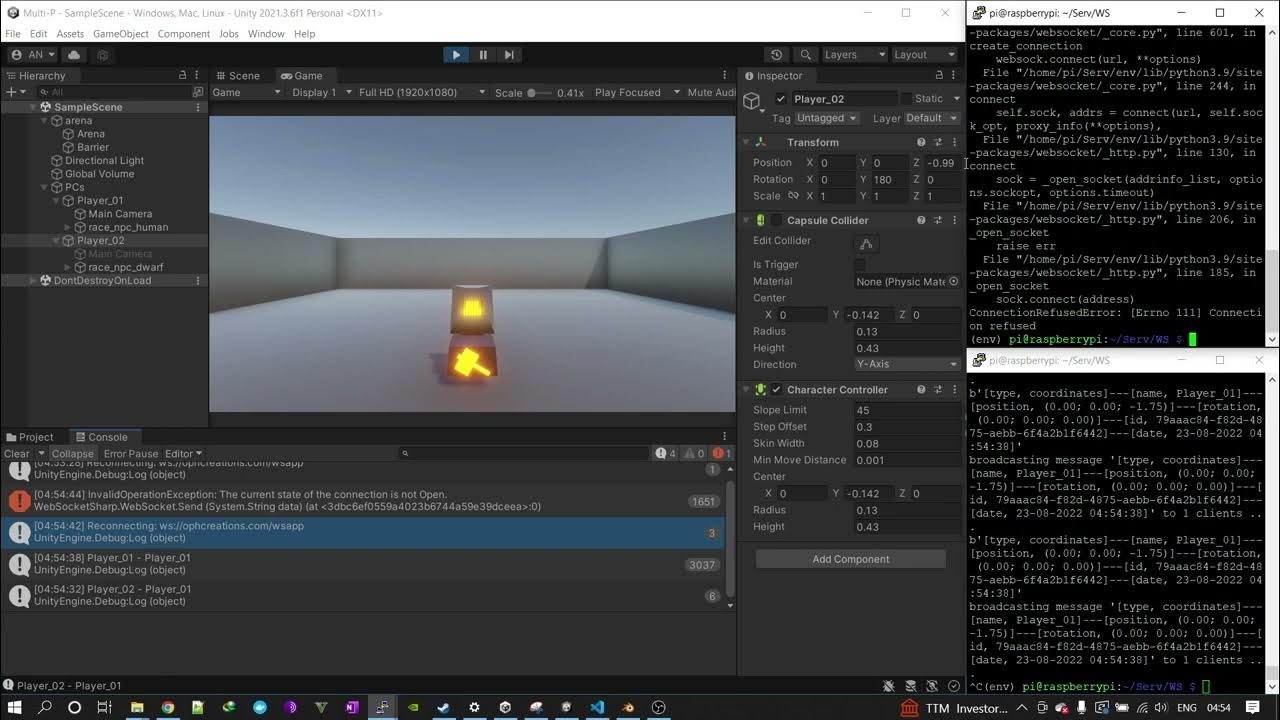 Externally Control Unity Targets ( using WebSockets ) - YouTube