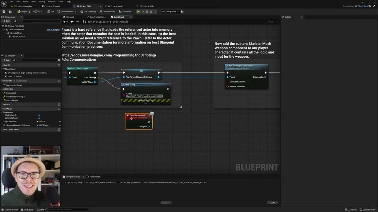 06 - FPS - UE5 - Pickup System. Picking up the Gun - YouTube